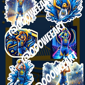 Steph Curry - Paintings & Stickers (multi-purpose) - Etsy