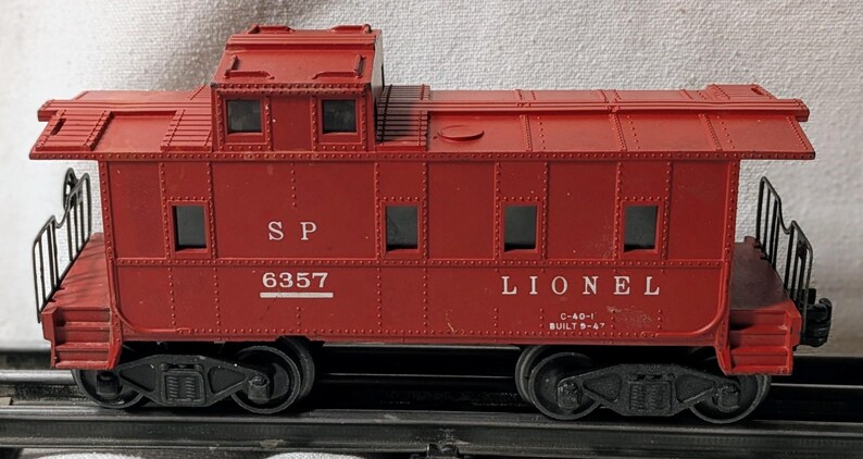 Lionel 6357 Post War O Gauge Illuminated Caboose -ready to Run - Etsy