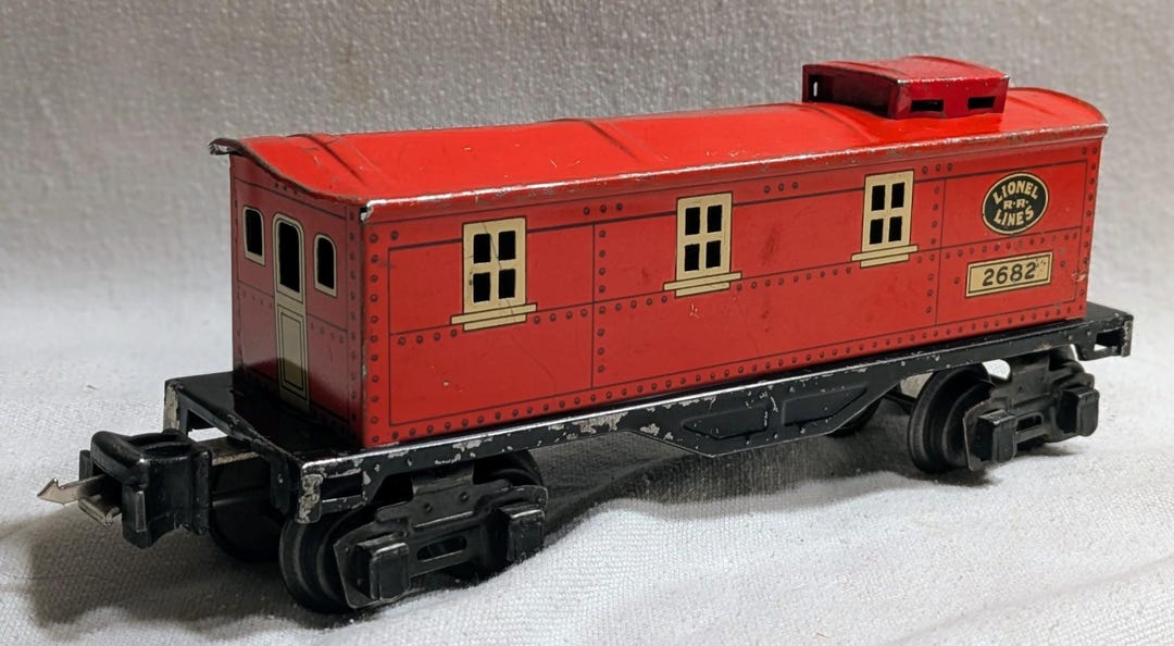 Lionel 2682 Pre-war O Gauge Tin Lithographed Caboose - Ready to Run - Etsy