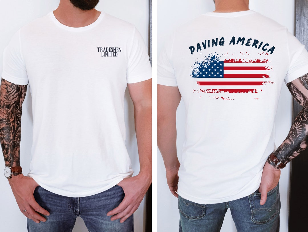 Paving America Blue Collar Shirt, Support Blue Collar Shirts, Blue ...