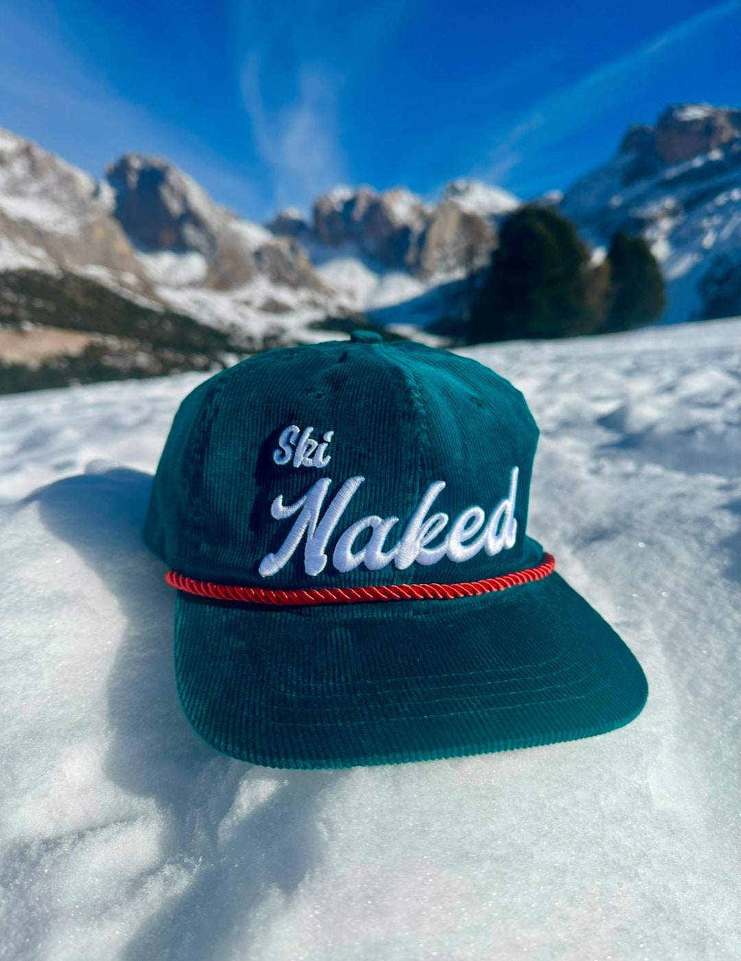 Ski Naked Hat, Apres Accessories, Skiing Hat, Funny Skiing, Gift for ...