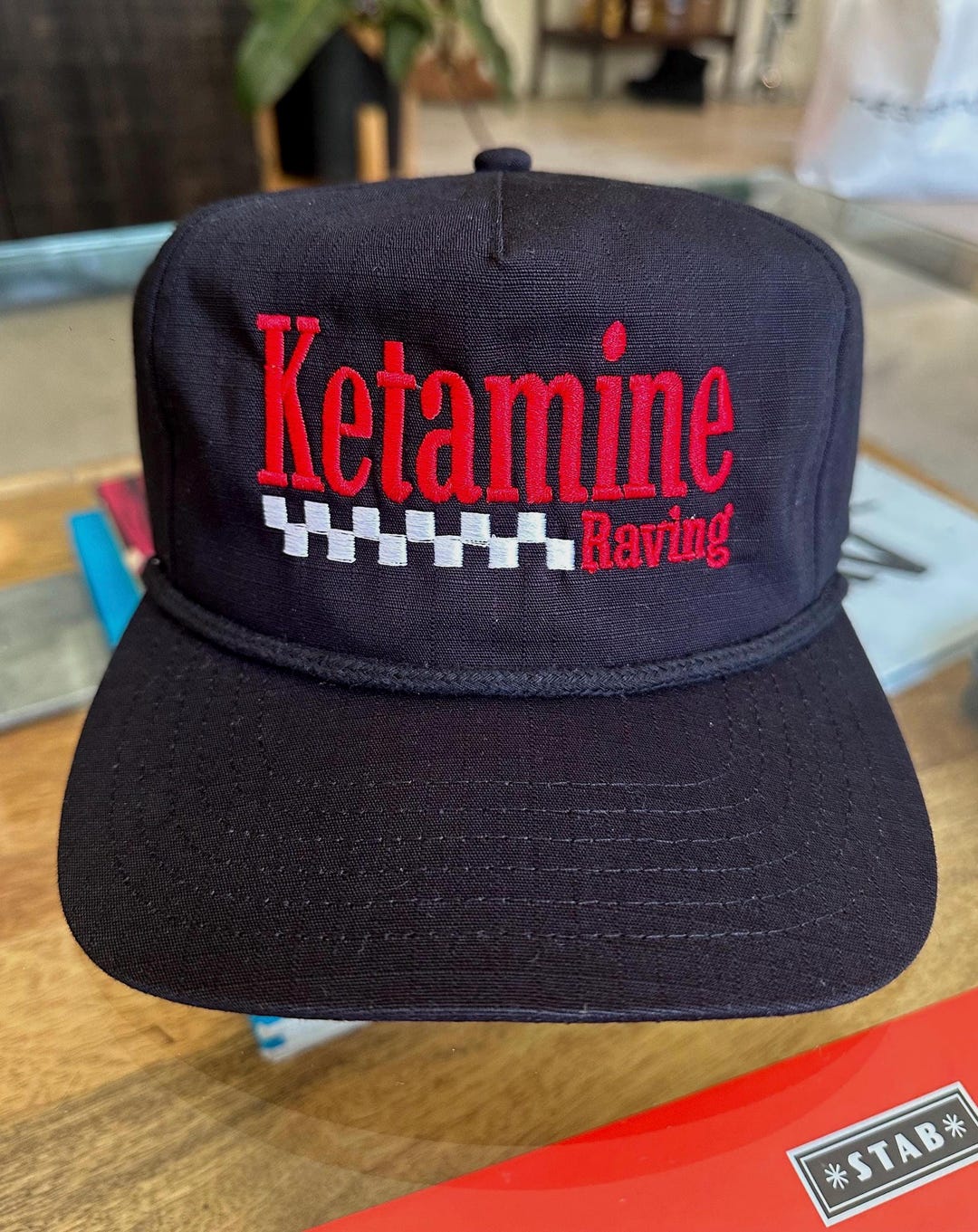 Ketamine Rave Racing Hat, Retro Snapback Western Style Hat, Party Hat ...
