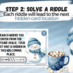 Winter Scavenger Hunt Game for Kids Printable Puzzles, Clues and ...