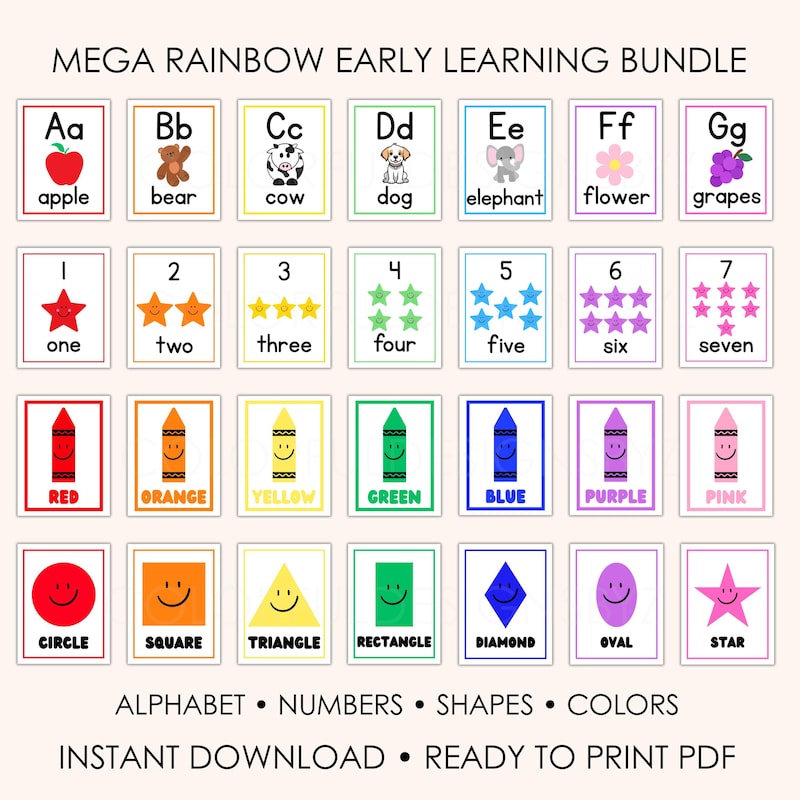 Classroom Colors Printables - Etsy