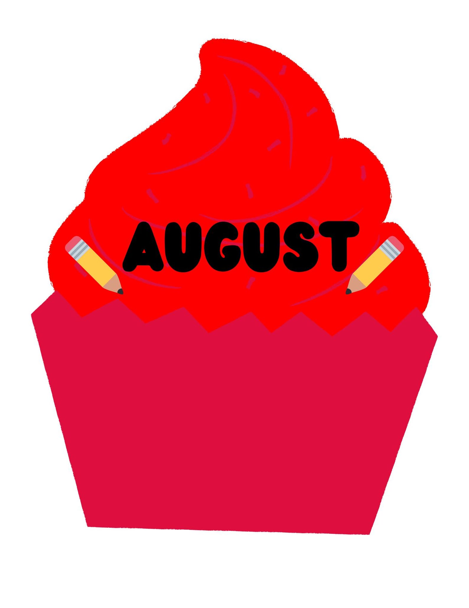 Printable Cupcake Birthday Board Colorful Birthday Display for ...