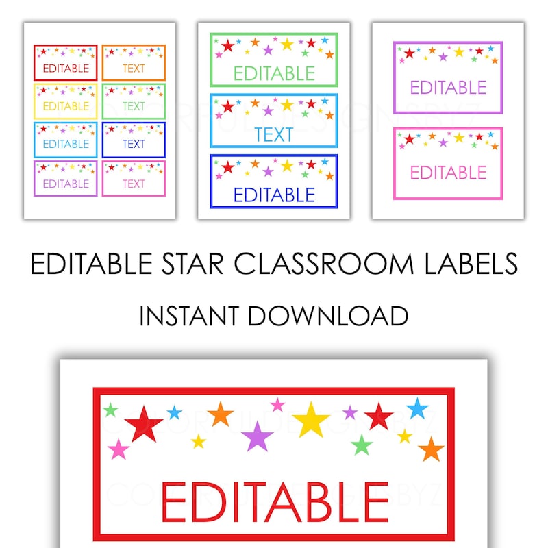 Stars for Classroom - Etsy