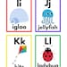 Printable Alphabet A to Z Flashcards Early Learning Alphabet Activity ...