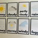 PRINTABLE 8 Weather Flashcards Great for Toddlers and Kids 2 Page PDF ...