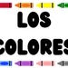 Printable SPANISH Crayon Colors Display Learning Color Words in SPANISH ...
