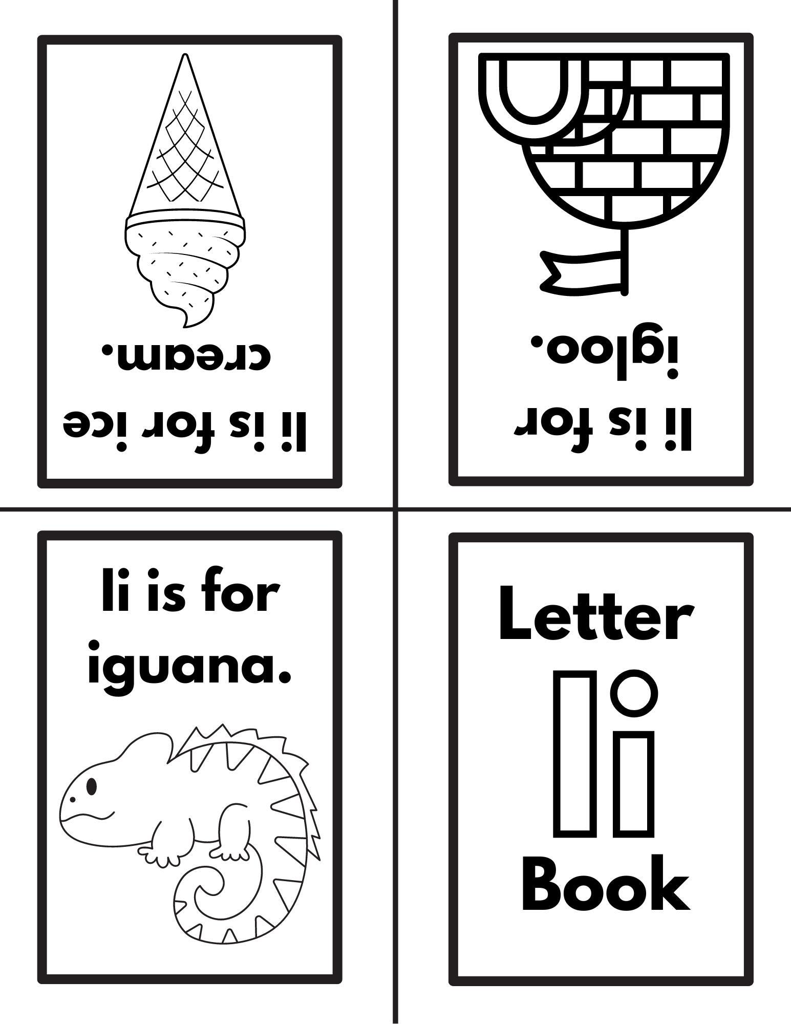 Printable ABC A to Z Mini Books for Preschoolers Fun Alphabet Coloring ...
