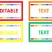 Editable Printable Crayon Name Tags and Labels Classroom & Homeschool ...