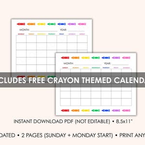 Crayon Numbers 1-10 Printable | Preschool Display | Early Learning ...