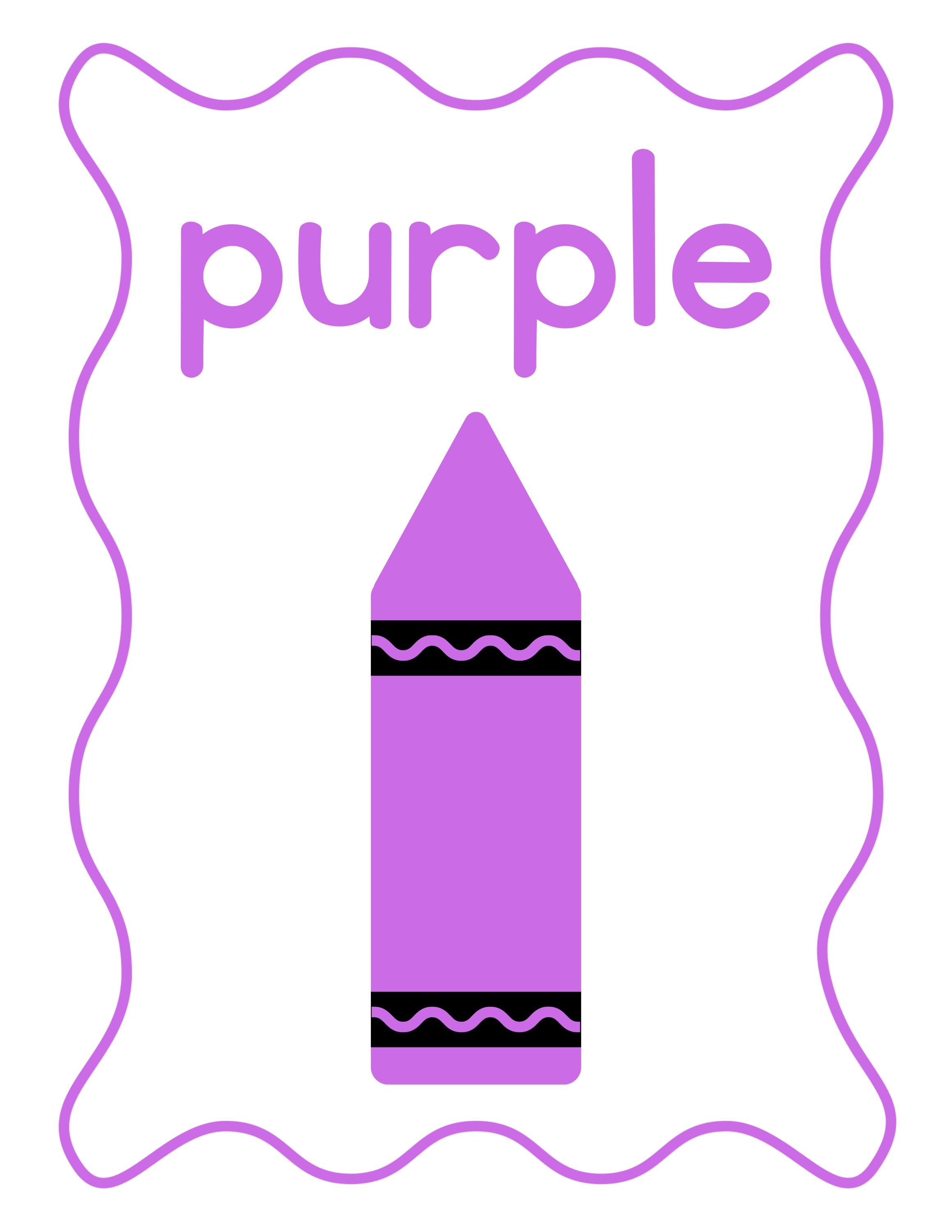 Printable Crayon Color Posters | 11 Colors Classroom Decor | Preschool ...