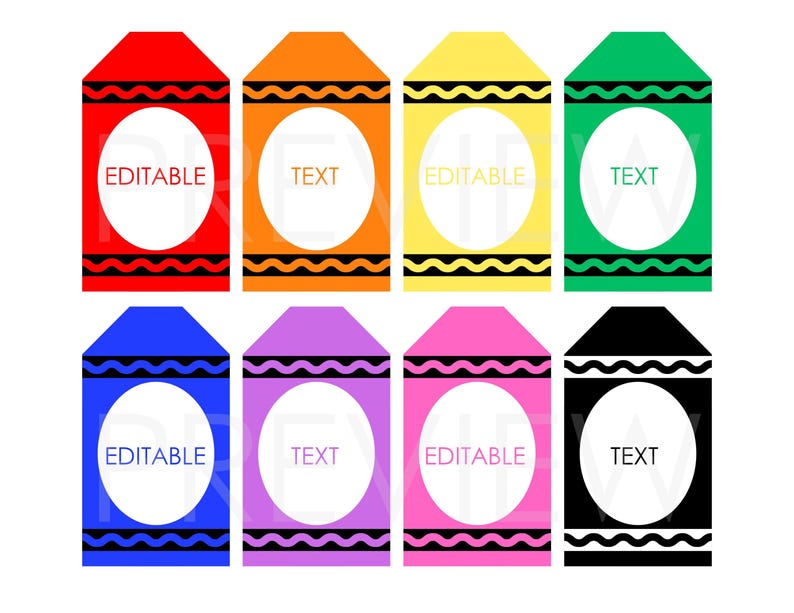 Editable Teacher Appreciation Gift Tags – Crayon-themed Printable ...