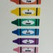 Printable Crayon Numbers 1-10 | Numbers and Number Words Classroom ...