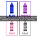 Crayon Color Posters & Flashcards | Printable Preschool Classroom Decor ...