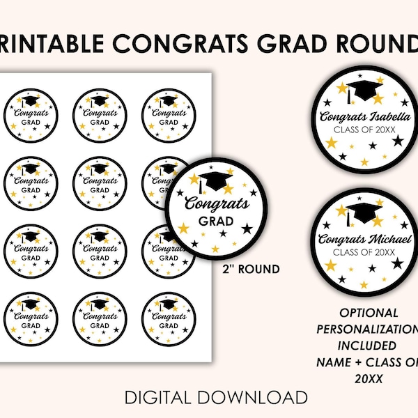 Congrats in a Circle - Etsy