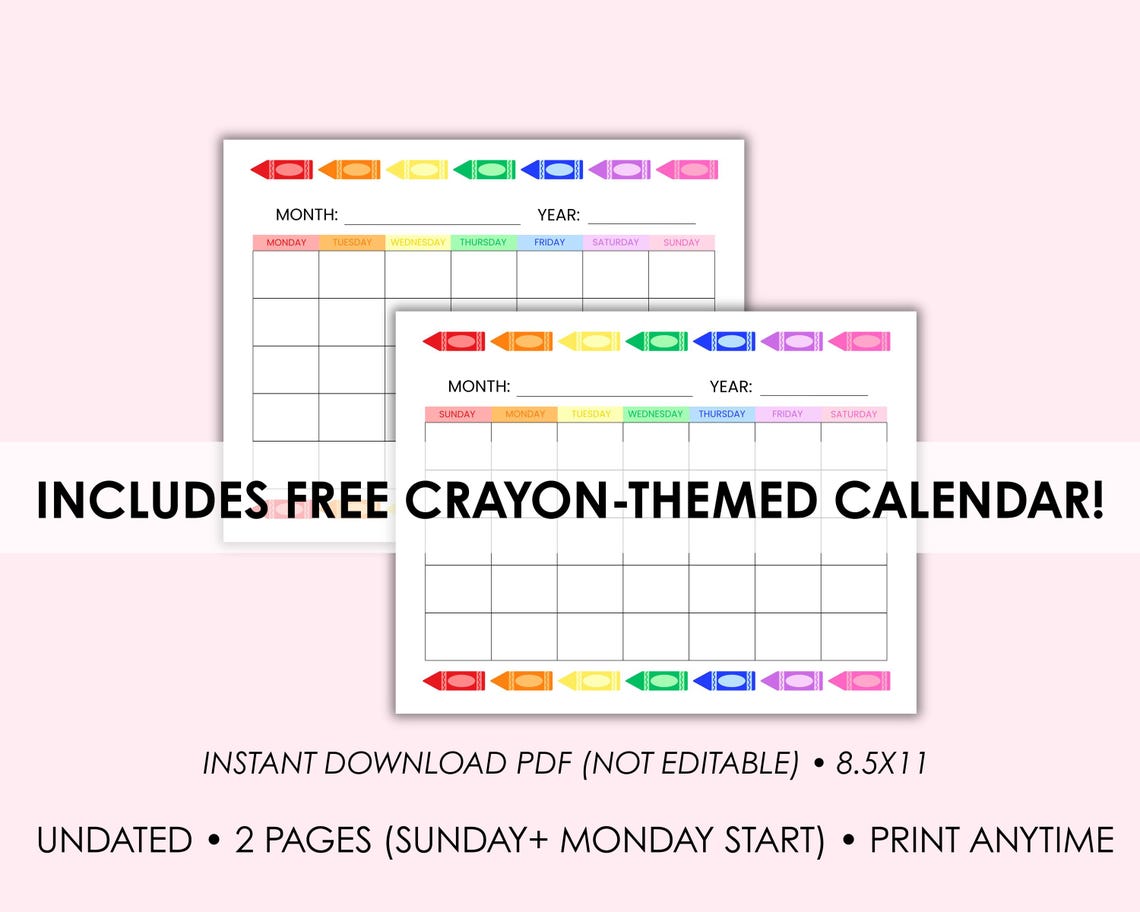 Printable Crayon Color Flashcards in English and Spanish | 11 Colors ...