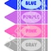 Crayon Colors Printable Display Set | 11 Colors | Educational Classroom ...