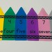 Number Flashcards Crayon Printable | 1-10 Number Recognition ...