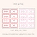 Editable Valentine’s Day Tags | Printable Red & Pink Heart Labels ...