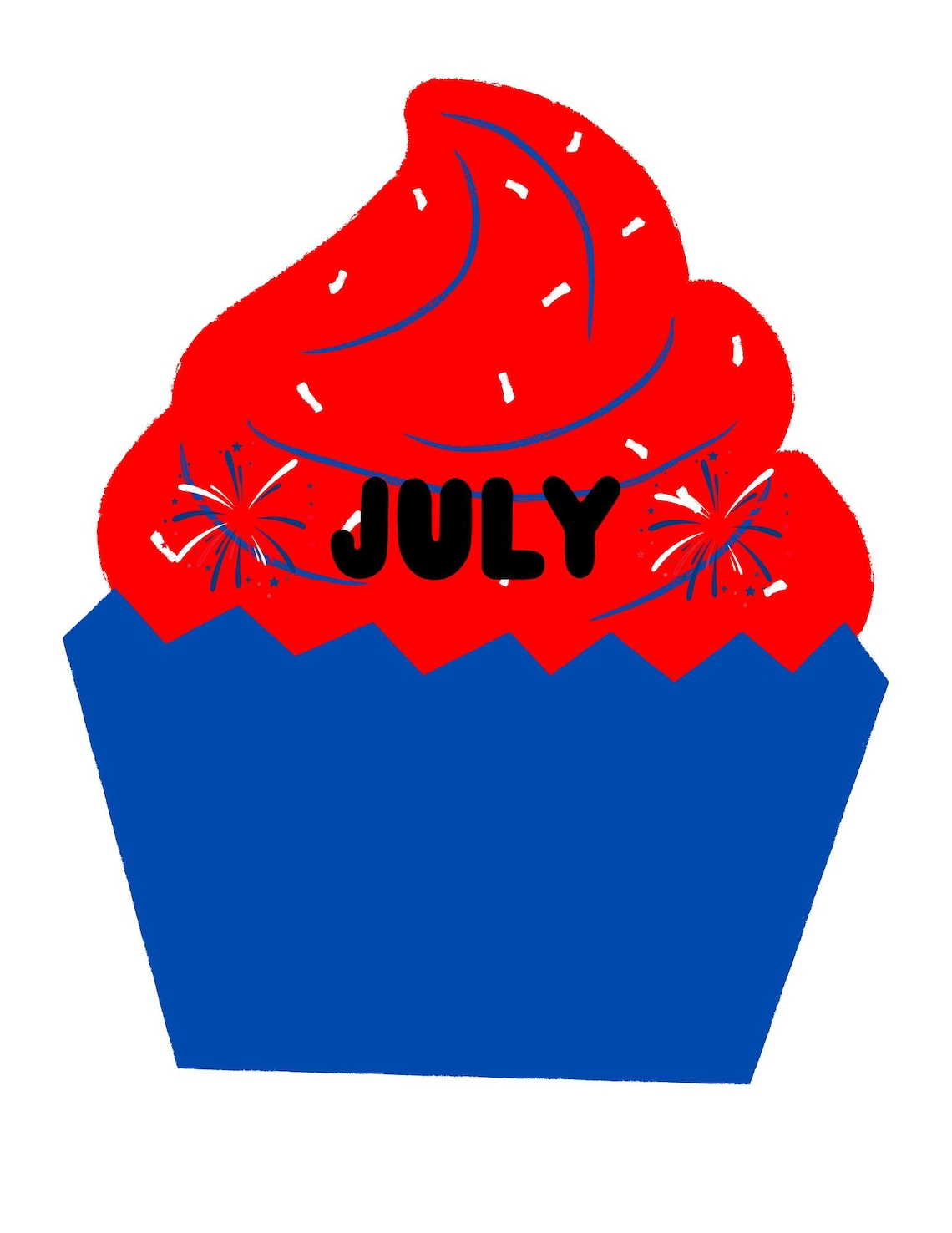 Printable Cupcake Birthday Board Colorful Birthday Display for ...