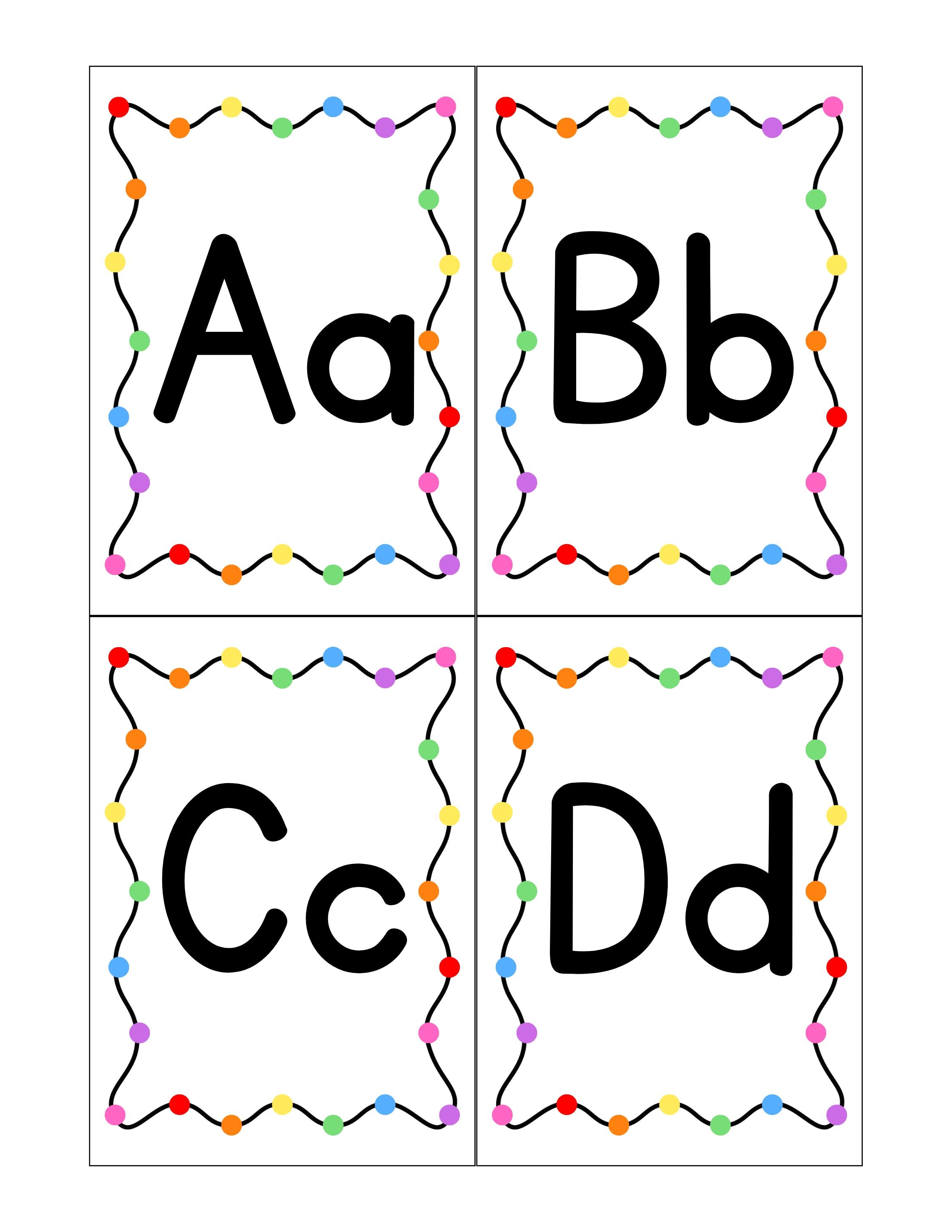 Alphabet Flashcards Printable | A-Z Letter Cards | Classroom Decor ...