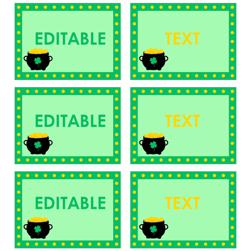 St Patricks Bulletin - Etsy