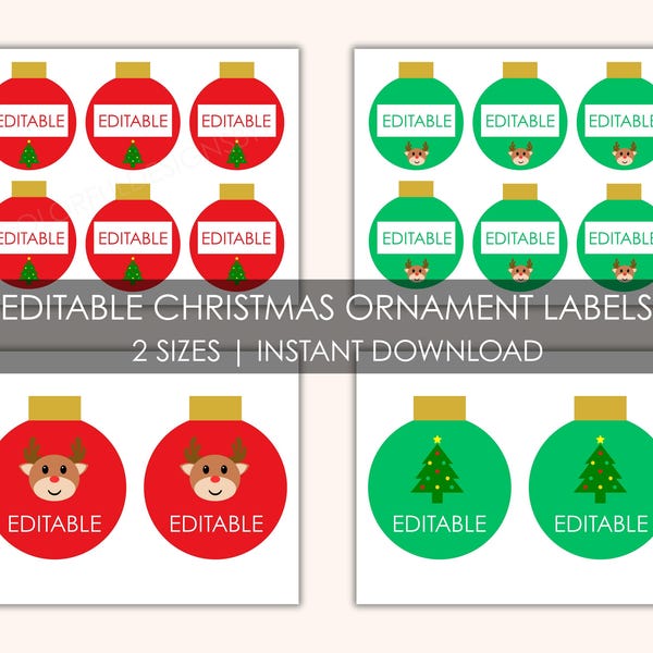 Reindeer Wooden Name Tags - Etsy