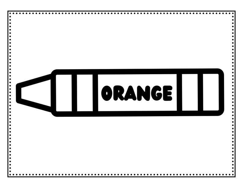 Printable EASY Colors Coloring Pages for Toddlers and Preschoolers ...