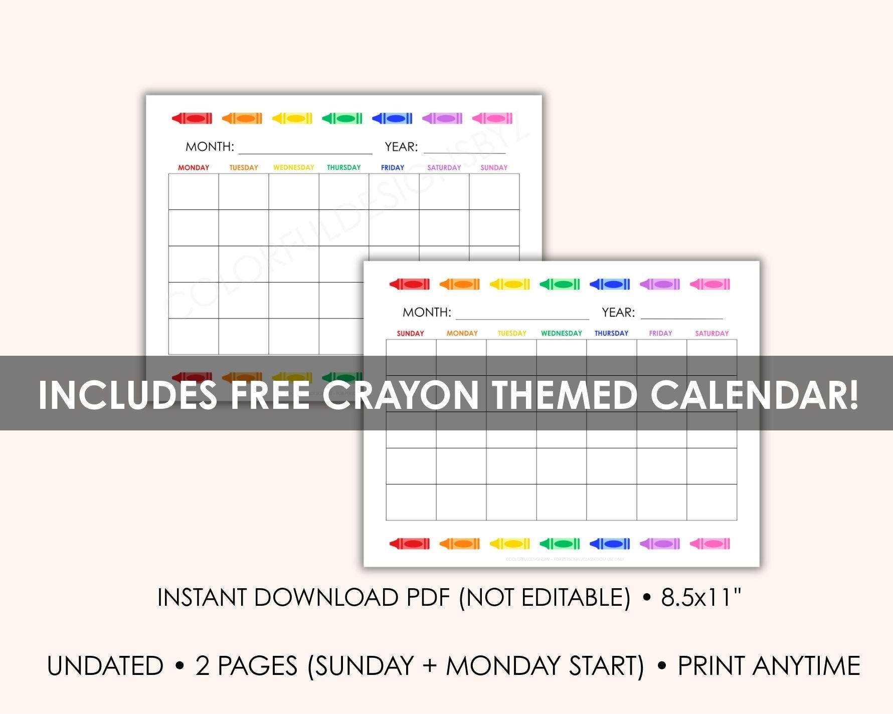 Printable Crayon Numbers 1-10 | Numbers and Number Words Classroom ...