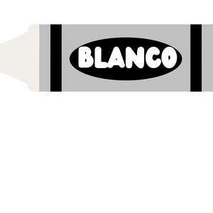 Printable SPANISH Crayon Colors Display Learning Color Words in SPANISH ...