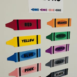 Crayon Cards Printable | 11 Colors | Learning Colors Cards | Colorful ...