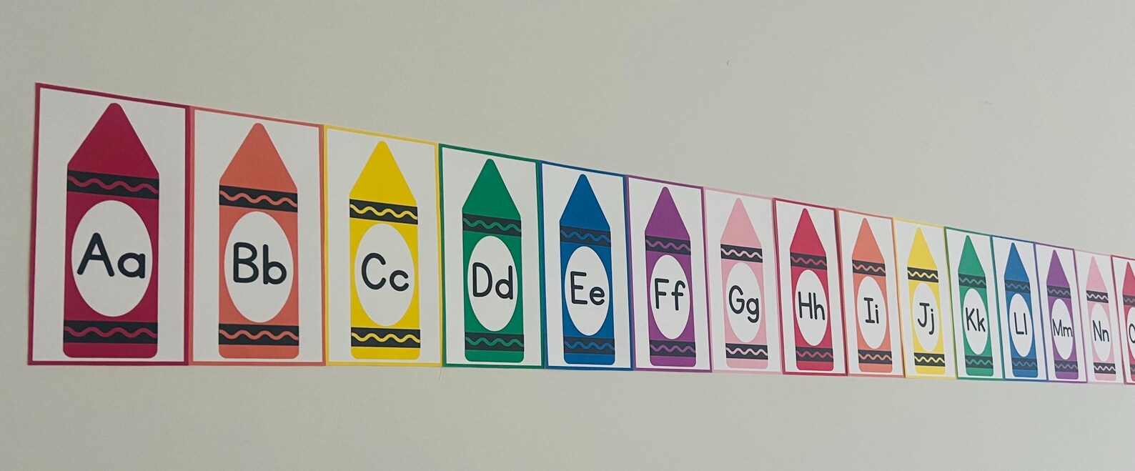 ABC Flashcards Printable Colorful Alphabet Cards for Early Learning A ...