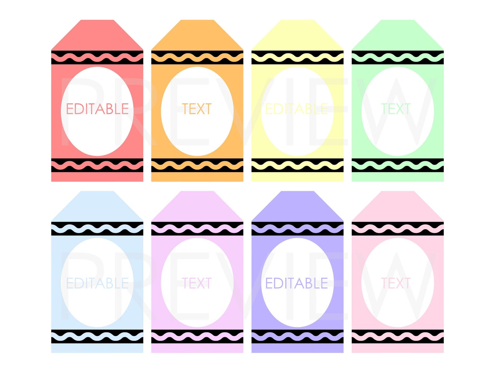 Editable Teacher Appreciation Gift Tags – Crayon-themed Printable ...