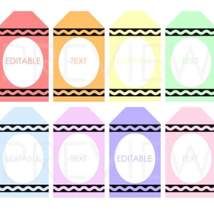 Editable Teacher Appreciation Gift Tags – Crayon-themed Printable ...
