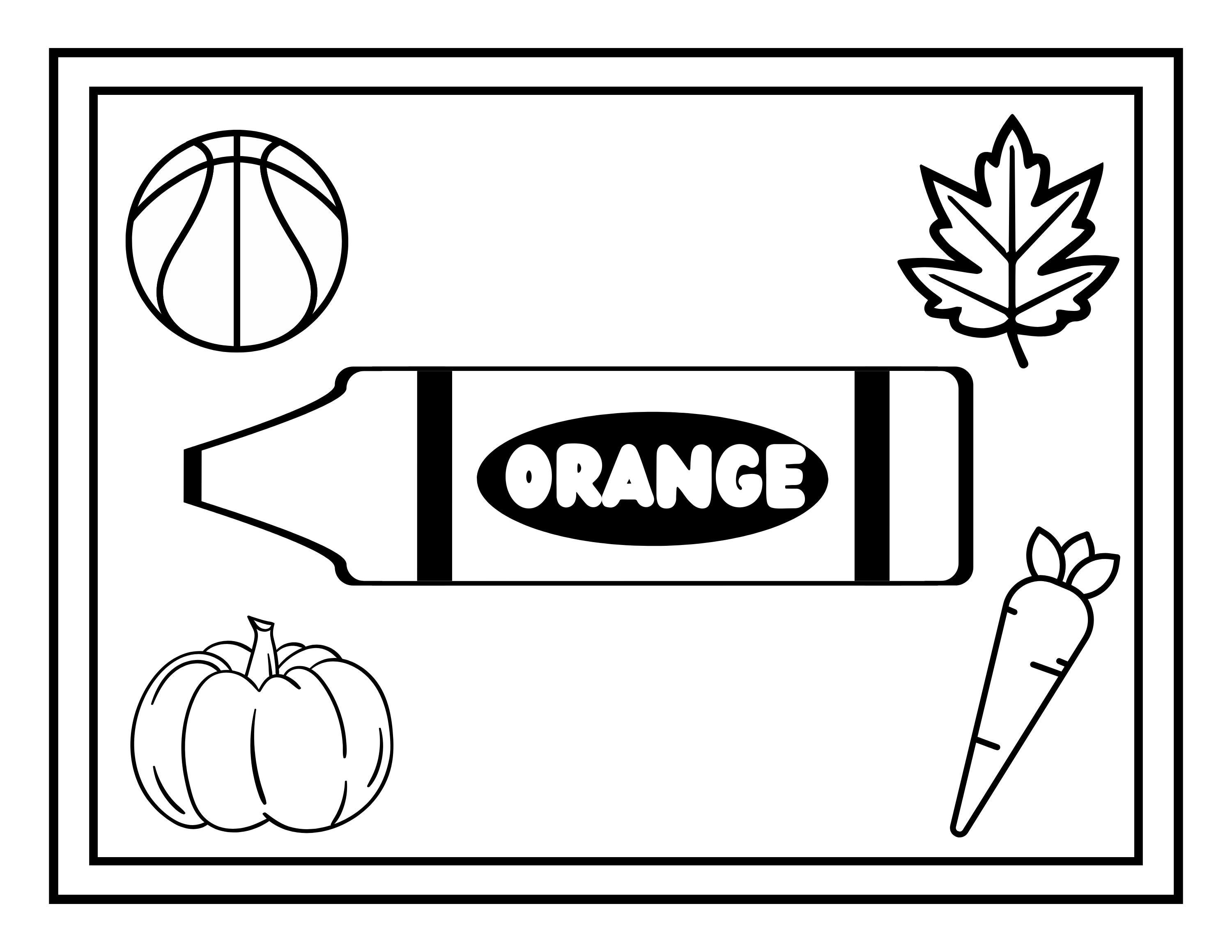 Coloring Pages | 10 Printable Color Words Activity Sheets for Kids ...
