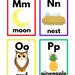 Printable Alphabet A to Z Flashcards Early Learning Colorful ABC Cards ...
