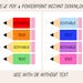 Editable Pencil Name Tags – 8"x3" & 6"x2" Sizes – Desk Name Plates – 8. ...