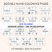Color Word Mini Book Coloring Pages – 10 Printable “my Color Book ...
