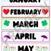 English & Spanish Days and Months Posters – Printable Classroom Decor ...