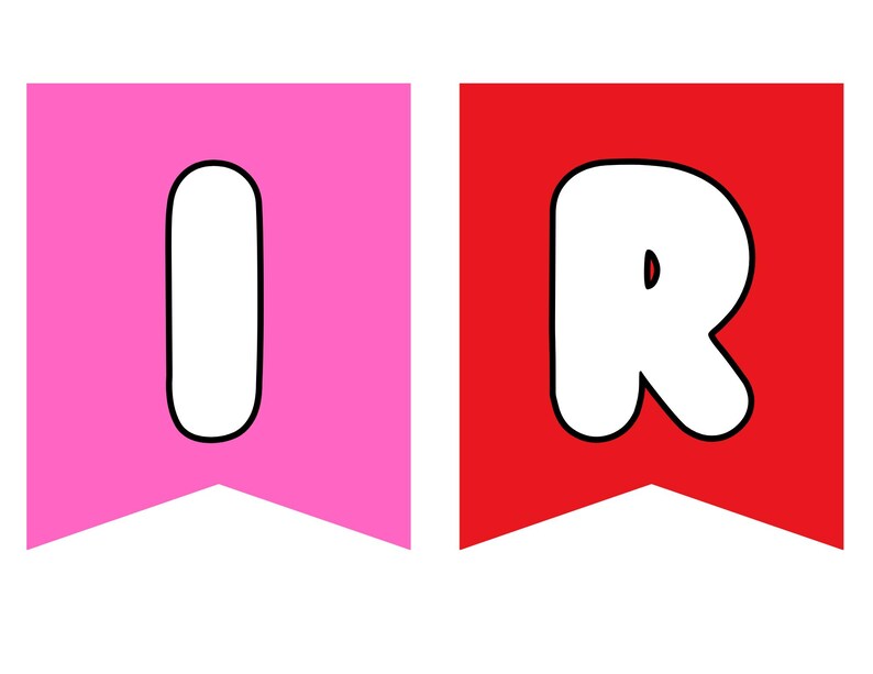 Rainbow Birthday Banner Printable PDF | Kid Birthday Decor | Classroom ...