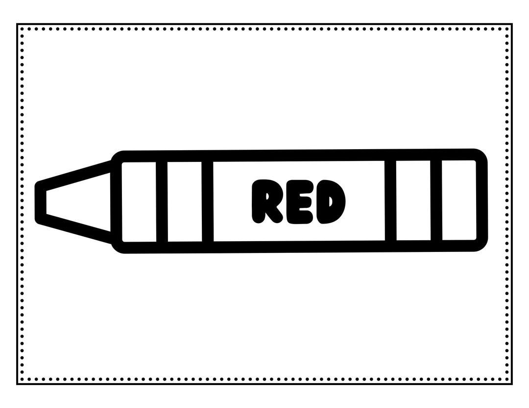 Printable EASY Colors Coloring Pages for Toddlers and Preschoolers ...