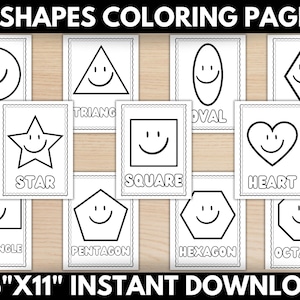 Shapes Coloring Pages Printable | Fun and Educational Coloring Activity ...