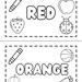 Printable Colors Coloring Half Pages for Toddlers and Kids Learning ...