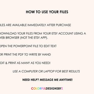 Editable Summer Labels – 3.5x2 Tags, Editable Text Powerpoint + Ready ...
