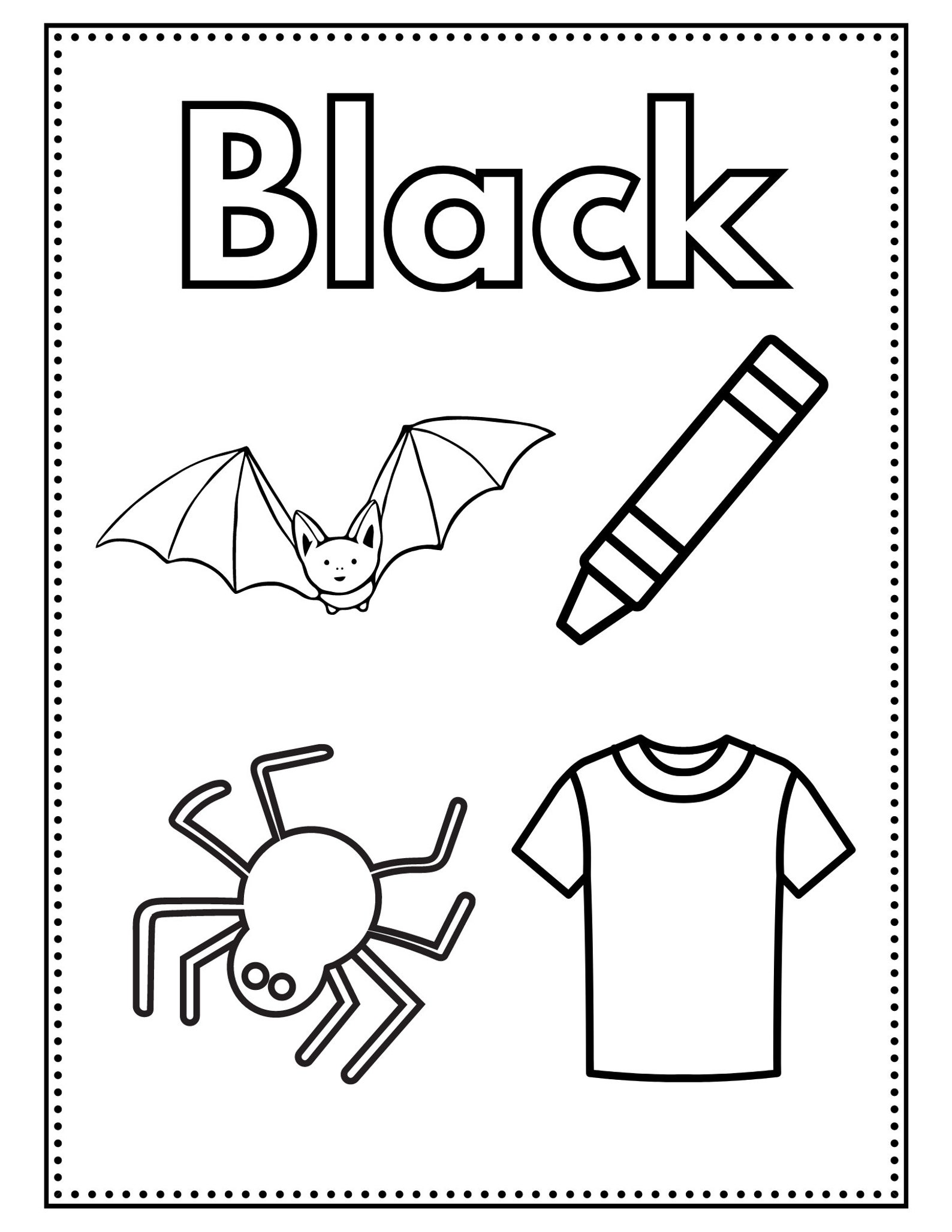 Fun Printable Colors Coloring Pages for Toddlers and Kids Learning ...