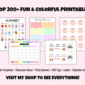 Days and Months English and Spanish Printable | Crayon-themed Classroom ...