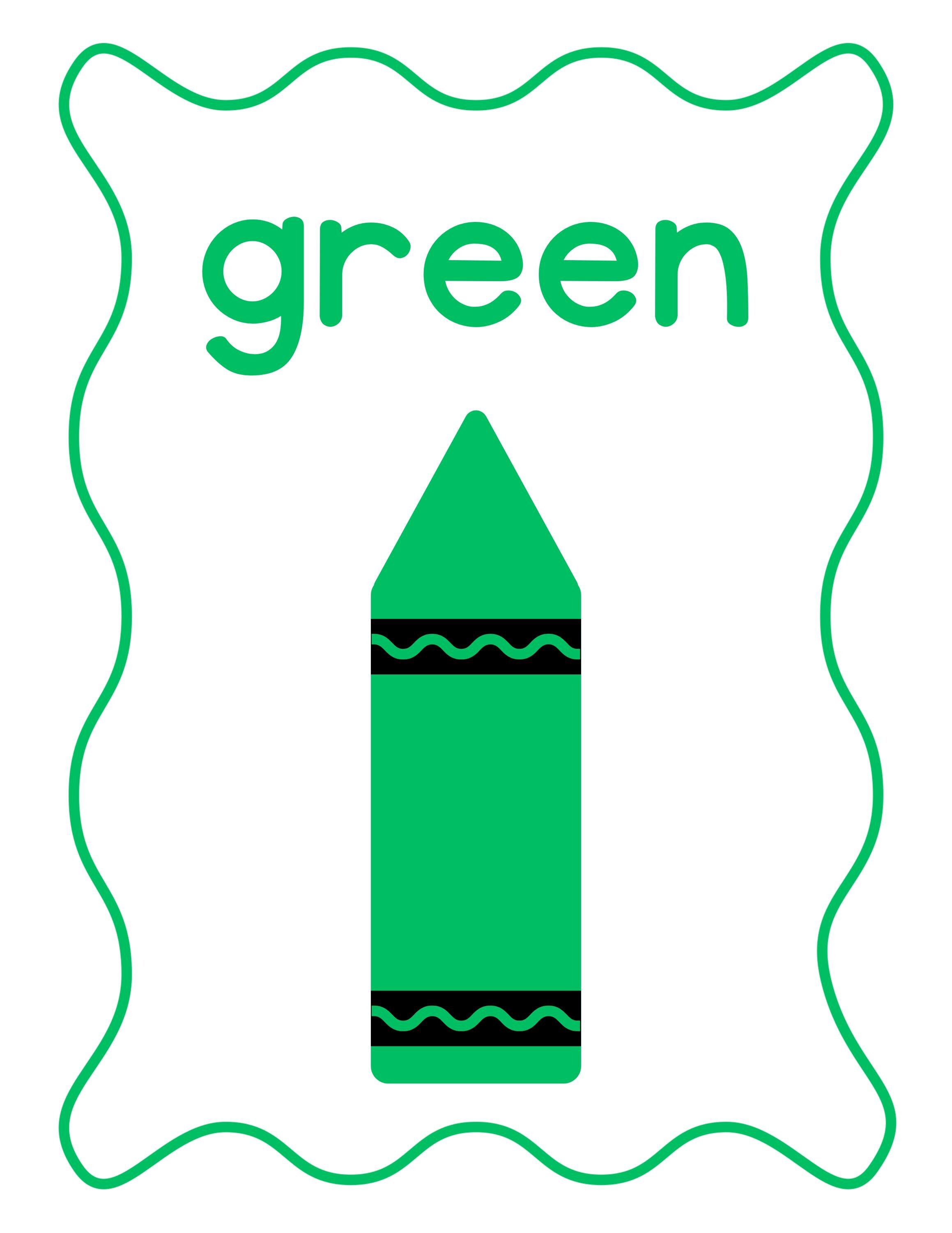 Printable Crayon Color Posters | 11 Colors Classroom Decor | Preschool ...