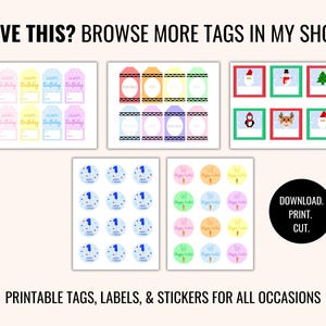 Editable Birthday Labels Printable | Colorful Party Labels Template ...